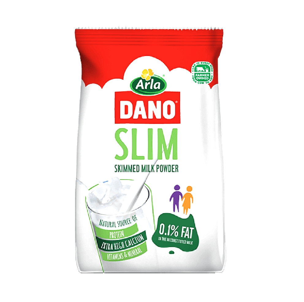 DANO SLIM SKIMMED MILK PWD REFILL 400G – ADDAS MALL